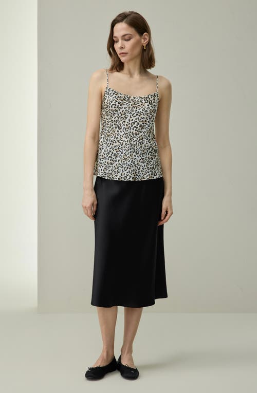 LILYSILK Lilysilk Leopard Print Silk Charmeuse Camisole